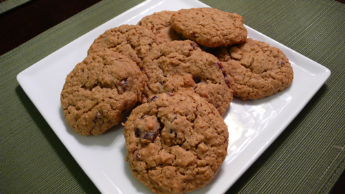 Cherry Coconut Oatmeal Cookies – Gazing In