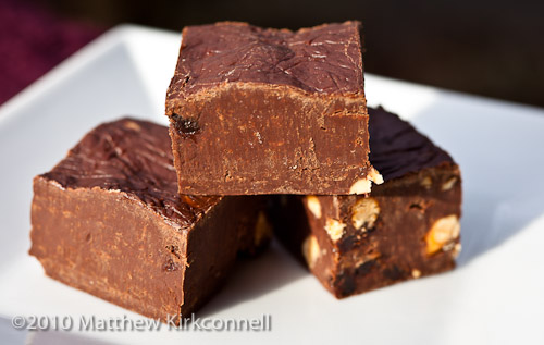 Rum Raisin Fudge – Gazing In