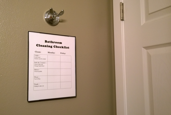 DIY Bathroom Cleaning Checklist – Gazing In